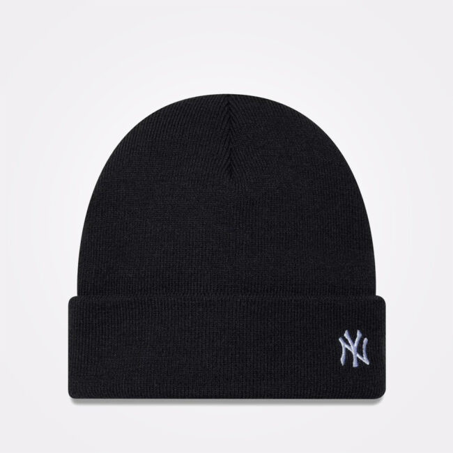 New Era NY Yankees MLB Mini Logo Navy Cuff Knit Beanie Hat