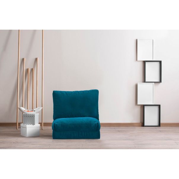 ATELIER DEL SOFA Fotelja na razvlačenje Taida PF05, plava