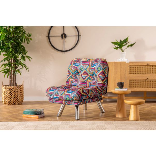 ATELIER DEL SOFA Fotelja na razvlačenje Misa Small Solo, patchwork