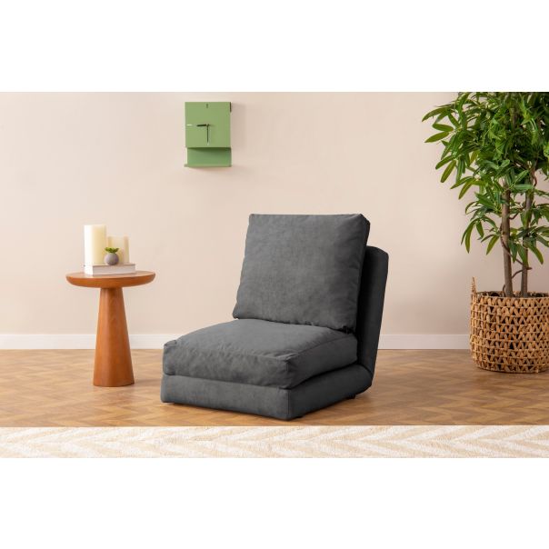 ATELIER DEL SOFA Fotelja na razvlačenje Taida, siva