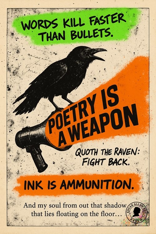 Edgar Allan Poe - Poetry is a waepon #Serija: The Raven Manifesto