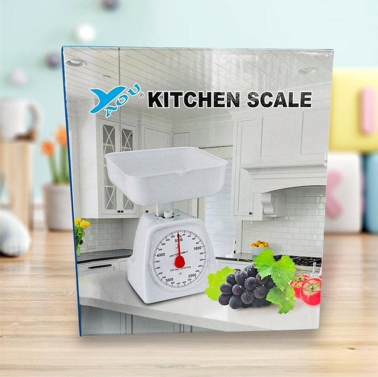 ⚖️ Mehanička kuhinjska vaga sa posudom – do 5kg