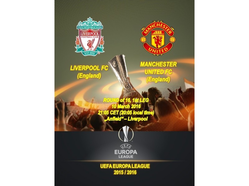 2016, LIVERPOOL - MANCHESTR UNITED! Liga Evrope.