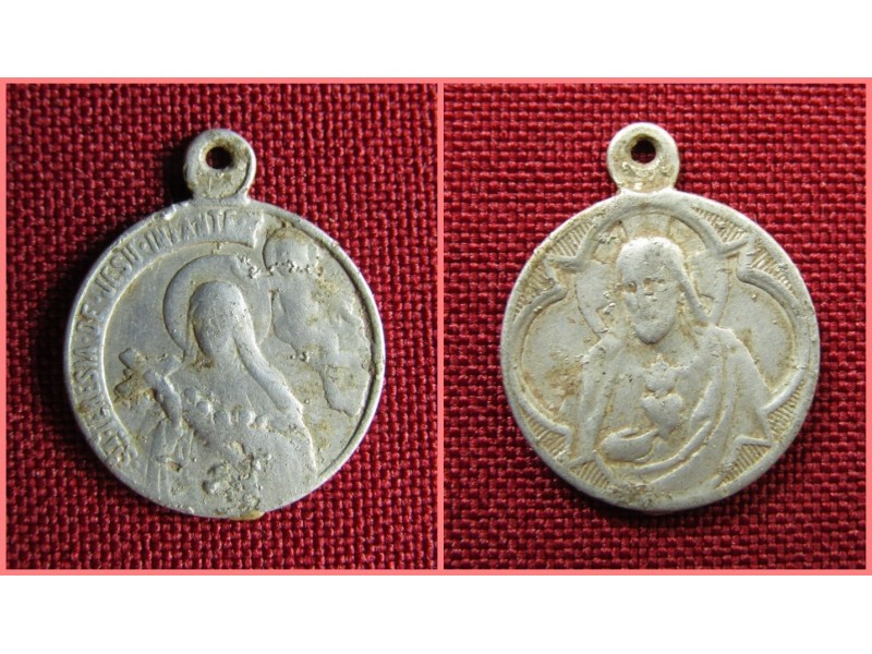 Verski Medaljon Privezak St. Teresia De Jesu Intate