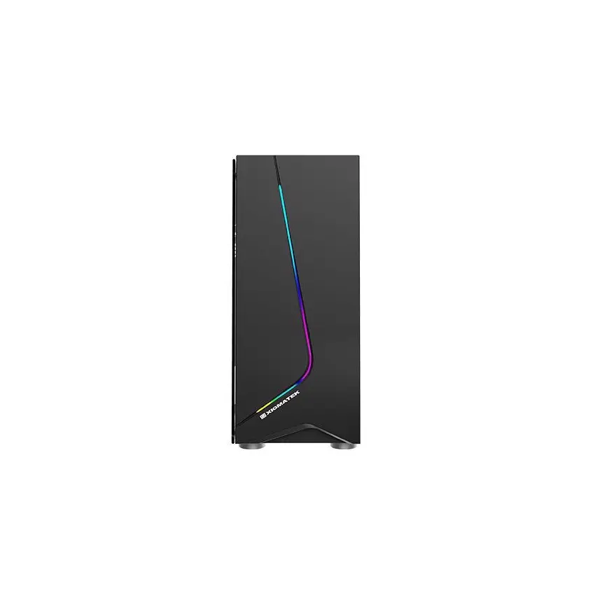 Xigmatek Eros (ATX, USB3.0x1+USB2.0x1, Rainbow LED traka na prednjoj strani , staklo sa bočne strane, ventioator sa zadnje strane