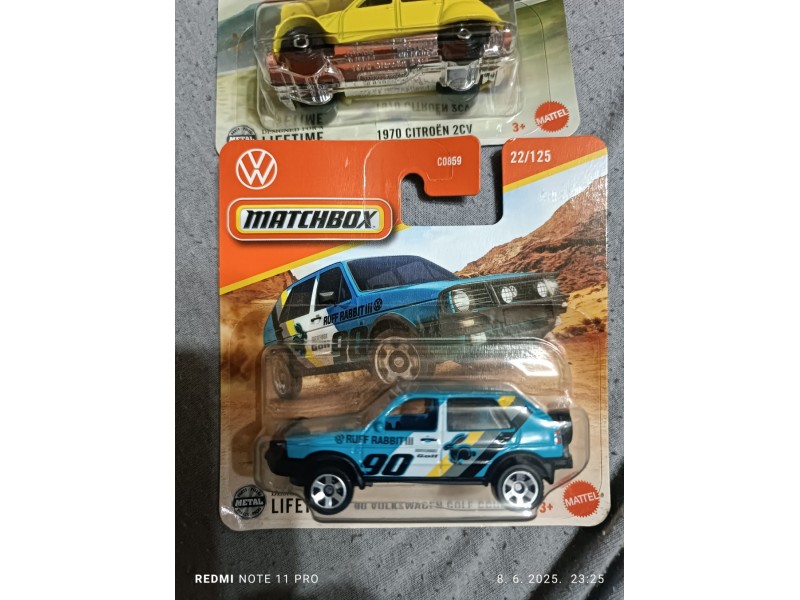 Golf 2 country matchbox