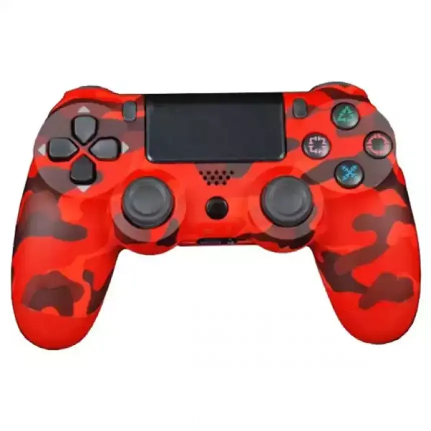 JPD-Wireless-Thrillershock PC/PS4 CAMO RED Gembird Bezicni gamepad sa dvostrukom vibracijom v2