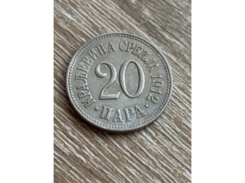 20 para 1912, lepa