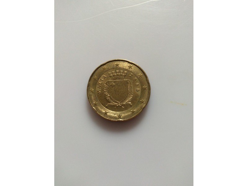 20 euro centi Malta 2008.