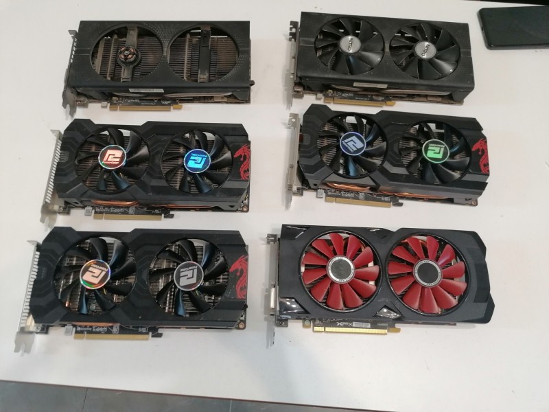sve po 99din 2x470 i 4x 570 ati radeon 4gb