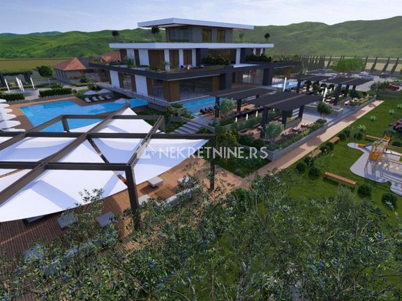 KRUSEVAC - Građevinsko zemljište sa idejnim rješenjem za Vinariju - Hotel