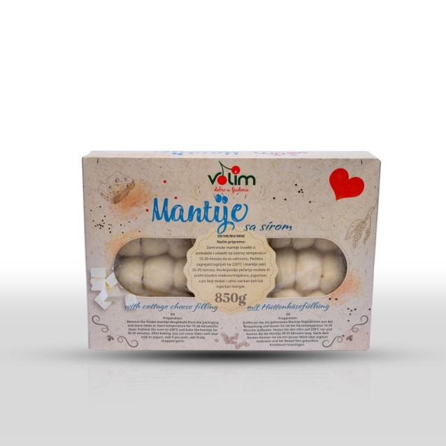 Volim - mantije sa sirom 850 g