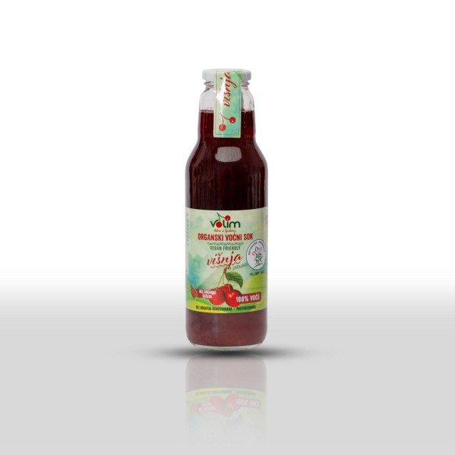 Volim - organski voćni sok višnja 750 ml