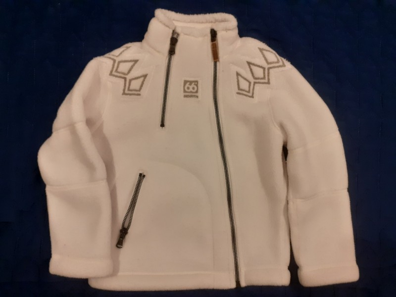 66 North Island fleece bela magni jakna, 116