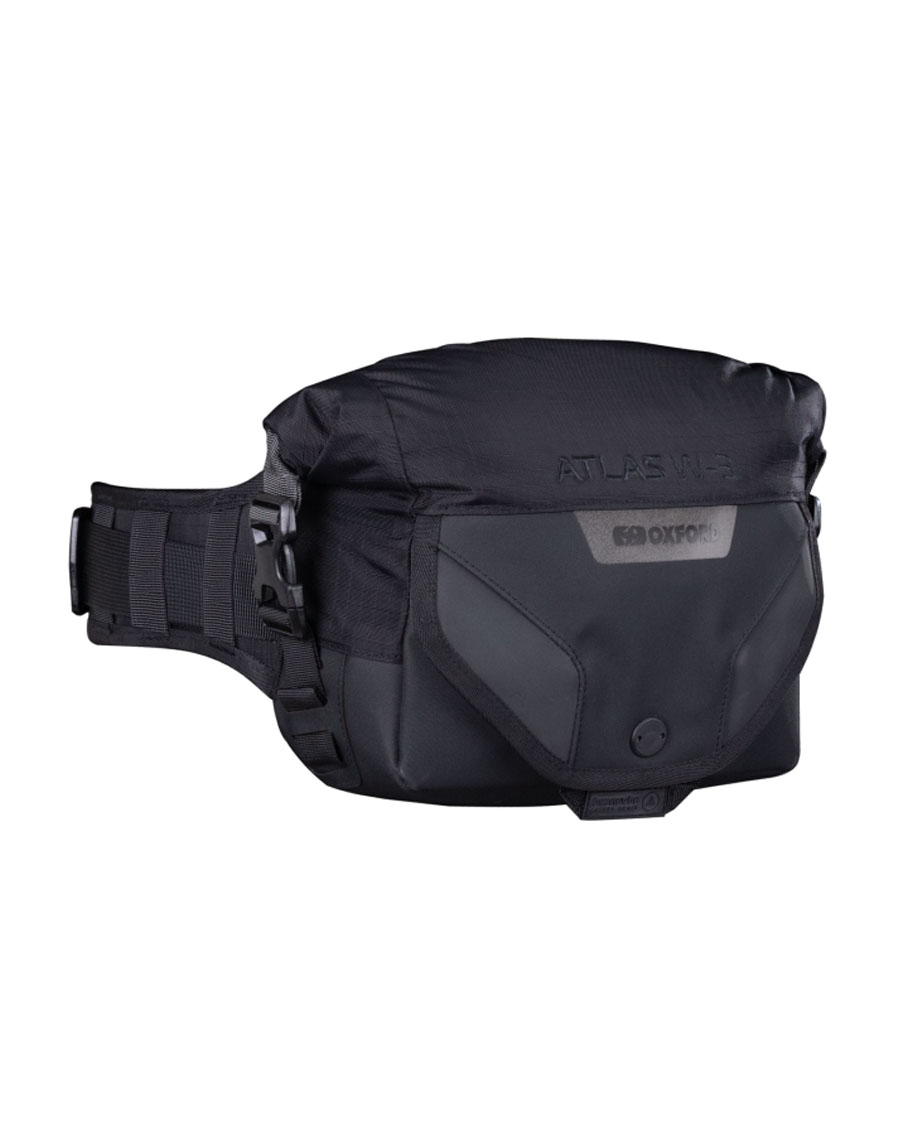 Oxford moto torbica oko struka Atlas W-3 Advanced crna