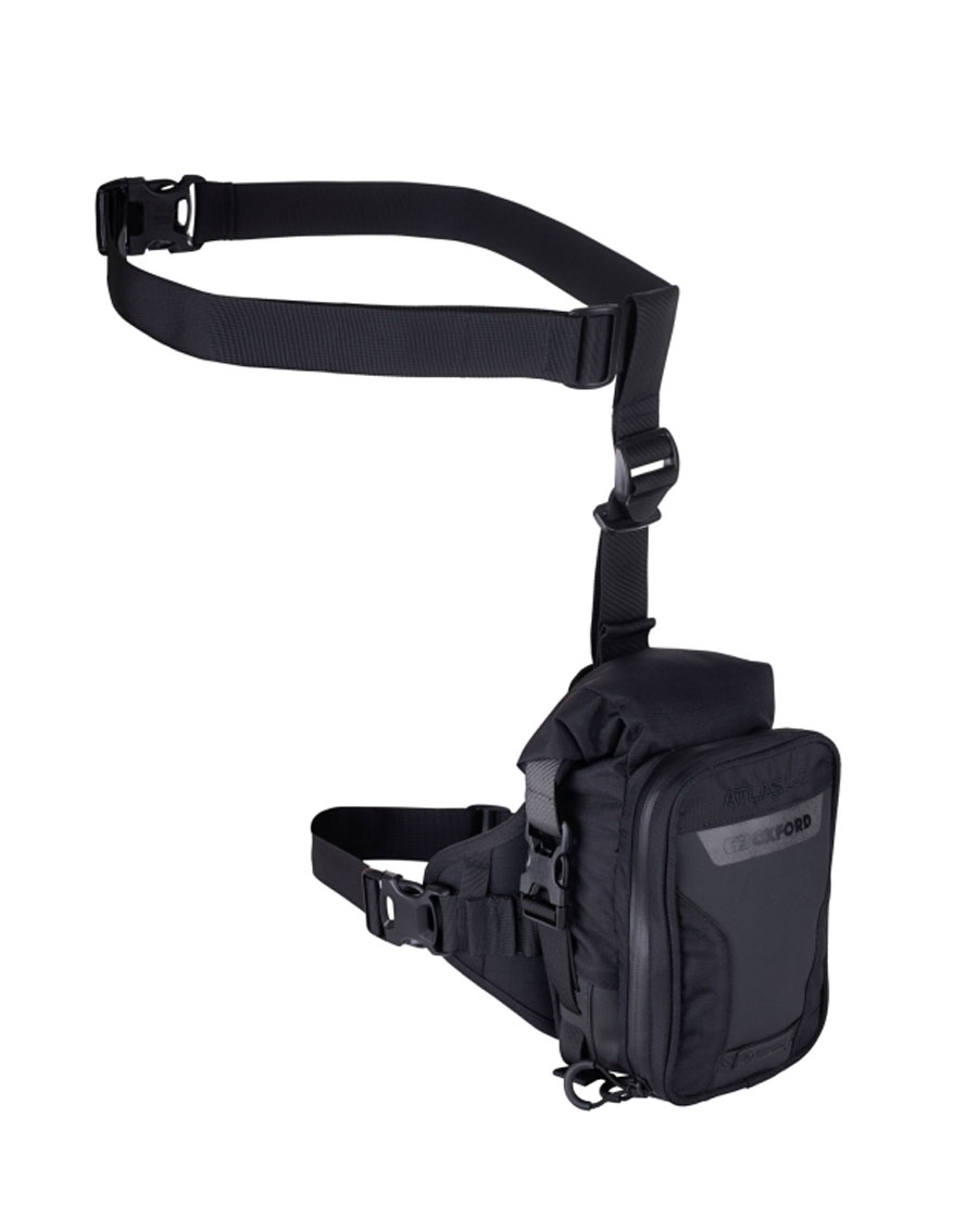 Oxford moto torbica za nogu Atlas Advanced crna