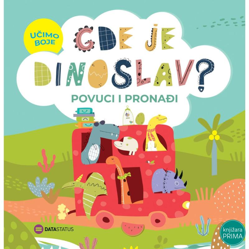 Gde je Dinoslav? – Učimo boje (povuci i pronađi)