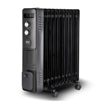 Raf uljni radijator sa ventilatorom 11 rebara 2900W crni R.1138B
Slični artikli