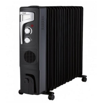 Raf uljni radijator sa ventilatorom 13 rebara 2900W crni R.1329B
Slični artikli