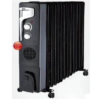 Raf uljni radijator sa ventilatorom 9 rebara 2400W crni R.0929B
Slični artikli