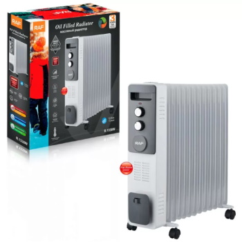 Raf uljni radijator sa ventilatorom 13 rebara 2900W beli R.1338W
Slični artikli