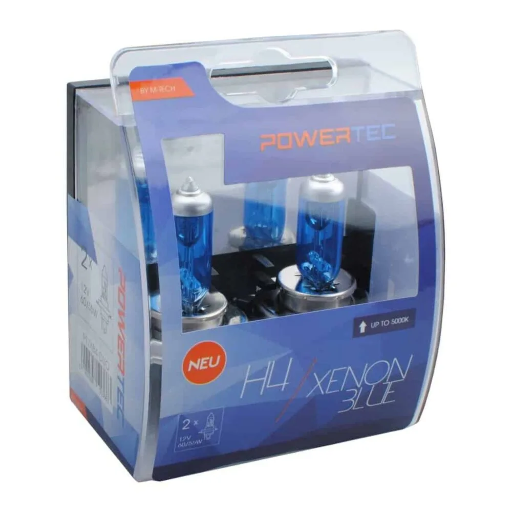 Auto sijalica Powertec Xenon Blue H4 12V /cena za par sijalica/