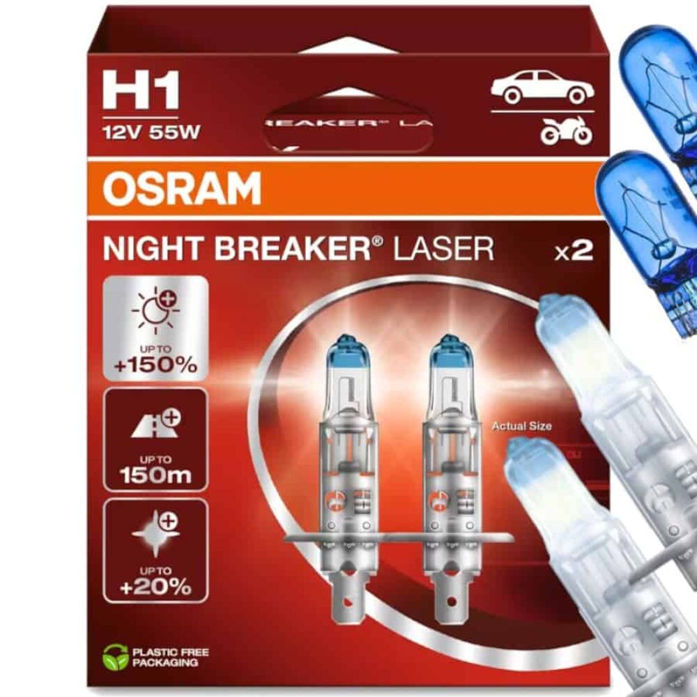Auto sijalica Osram 12V H1 Night Breaker Laser