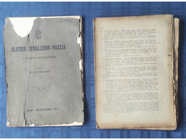 Glasnik zemaljskog muzeja u Bosni i Hercegovini  1918