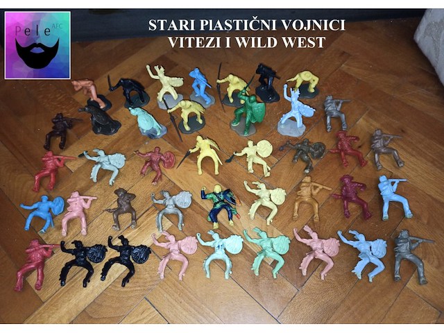 Stari plasticni vojnici - Vitezi i Wild West