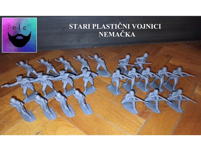 Stari plasticni vojnici WW2 Nemacka - TOP PONUDA