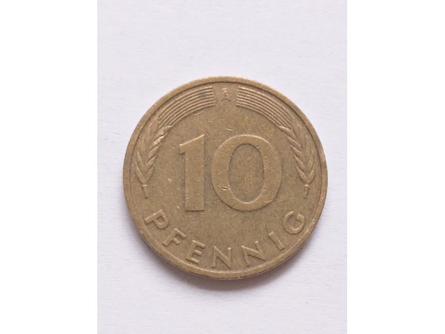 10 Pfennig 1991.g - A - Nemačka -