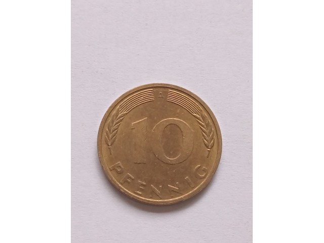 10 Pfennig 1994.g - A - Nemačka - LEPA Kovanica