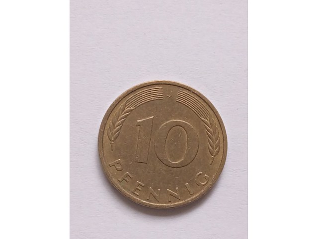 10 Pfennig 1988.g - J - Nemačka -