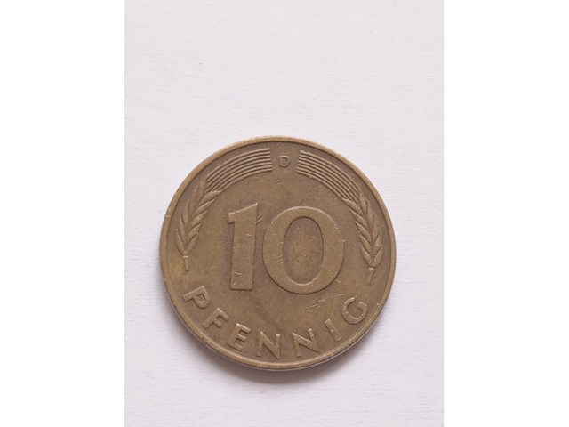 10 Pfennig 1977.g - D - Nemačka -