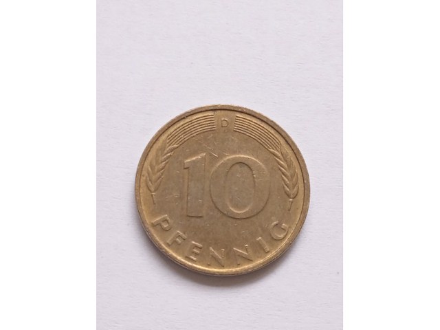 10 Pfennig 1988.g - D - Nemačka -