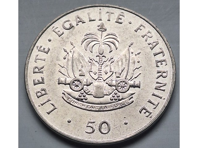50 Centi 1991 Haiti