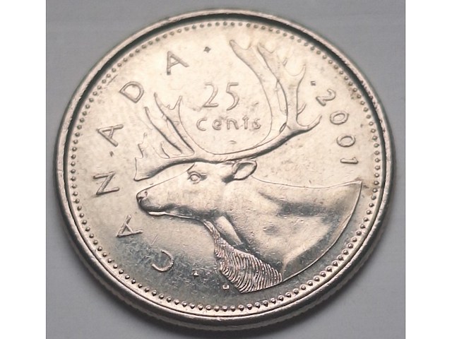 25 Centi 2001 Kanada