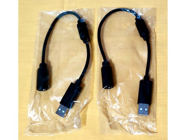 Xbox 360 USB breakaway kabl Black za zicni kontroler