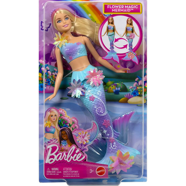 Barbie lutka Magična cvetna sirena - plavuša 1100042747