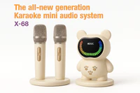 X-68 Karaoke Mini Audio Sistem - Nove Generacije sa Bežičnim Mikrofonima