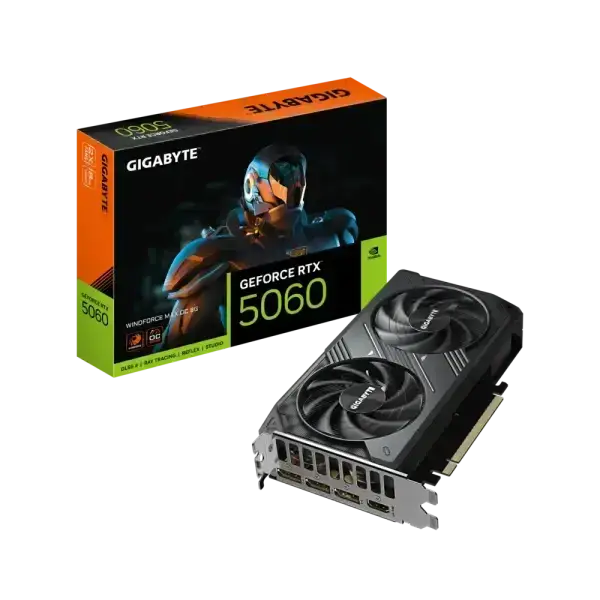 Grafička karta Gigabyte GeForce RTX 5060 Windforce OC GV-N5060WF2MAX OC-8GD 8GB GDDR7