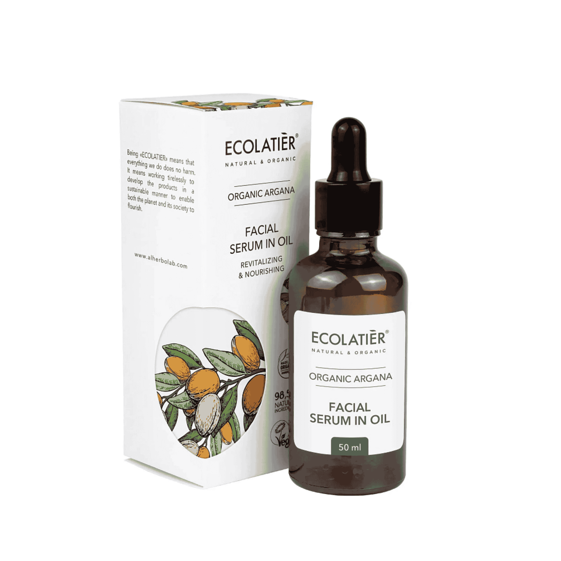 ECOLATIER Obogaćeni serum u ulju ORGANIC ARGANA 50 ml