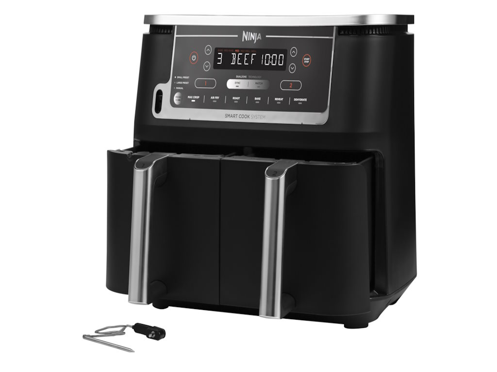NINJA Airfryer dupla korpa, 2470W, 9.5L, crna, AF451EU