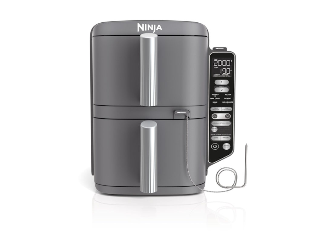NINJA Airfryer 6u1, dupla korpa, 2470W, 9.5L, siva, SL451EU
