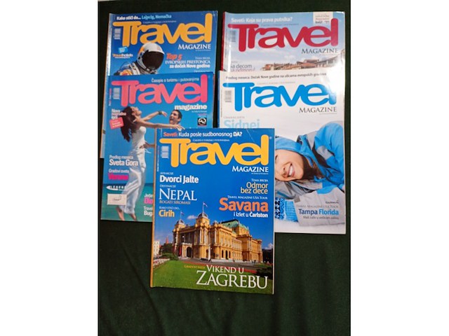 Travel magazine lot
