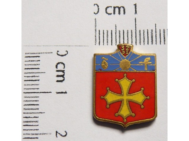 32° DI Division Infanterie Croix du Languedoc