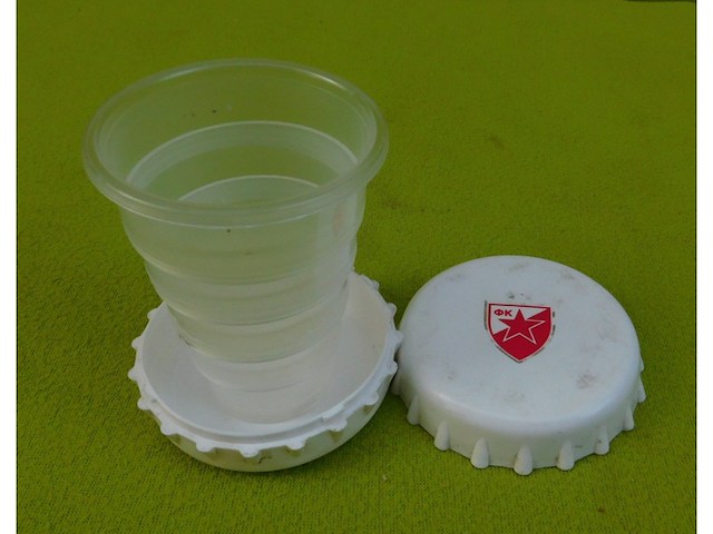 Plastična čaša na rasklapanje - FK Crvena Zvezda