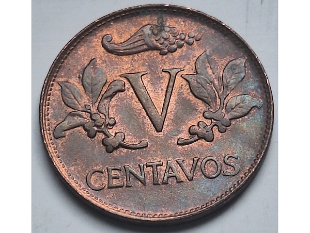 5 Centavo 1967 Kolumbija