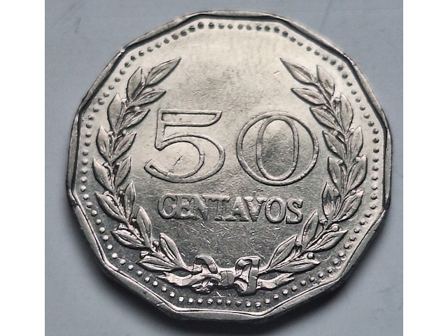 50 Centavos 1971 Kolumbija