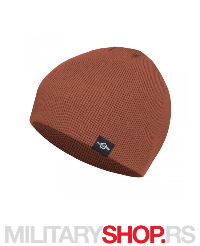 Maroon Vunena Zimska Kapa Pentagon Koris